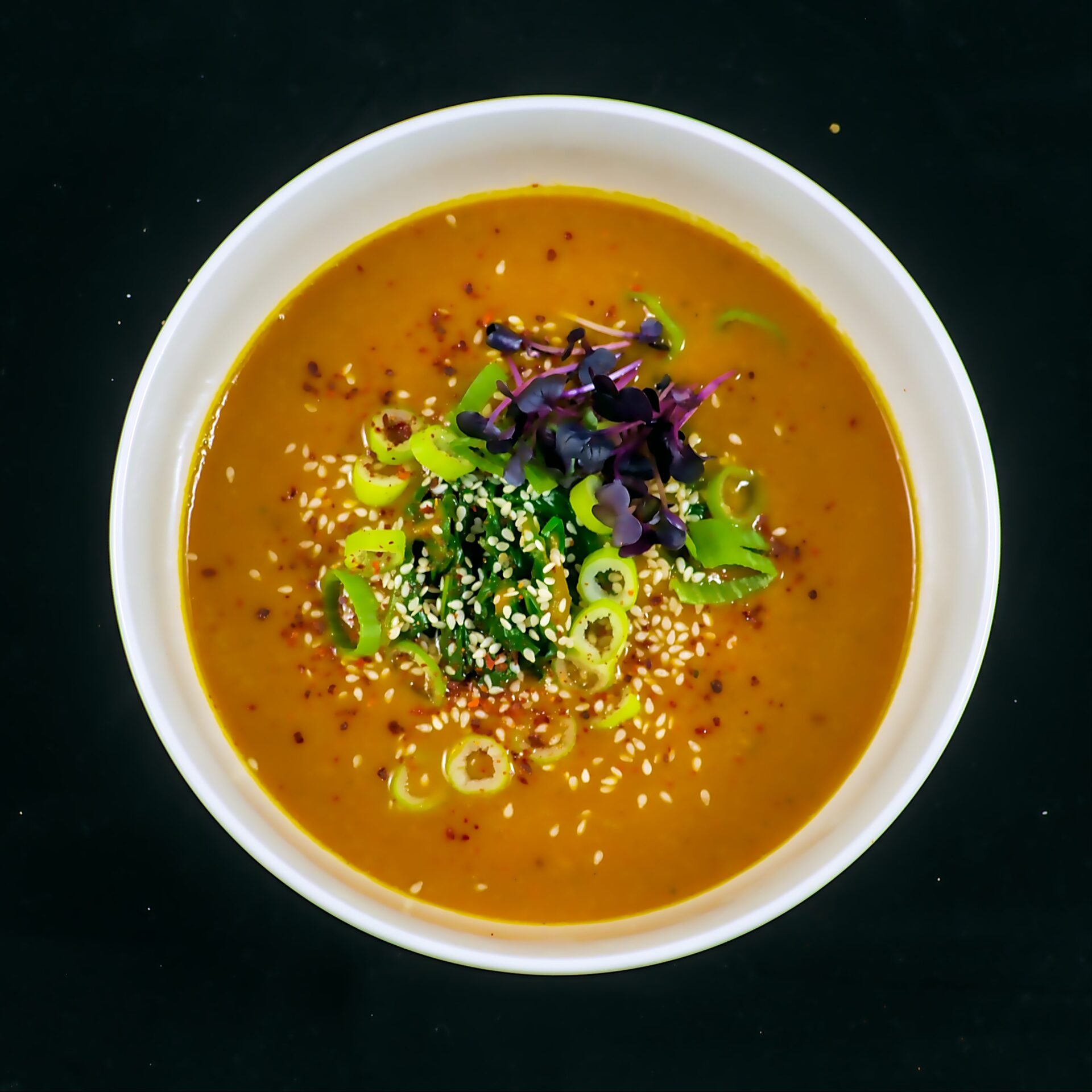Miso Sombra-Kürbis Suppe | Shiso-Kresse | Sesam - Entdecke Die Welt Von ...